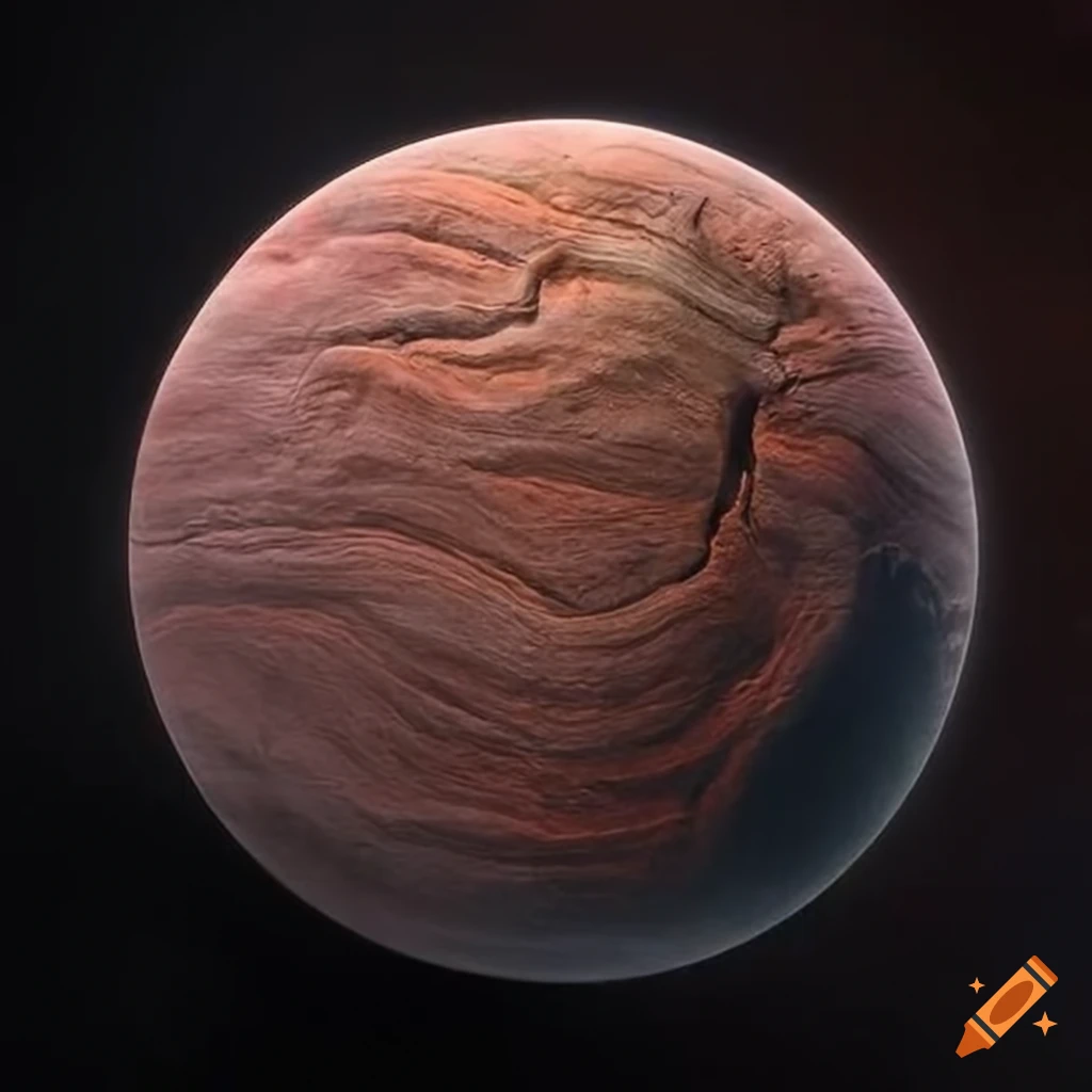 Planet rock on Craiyon