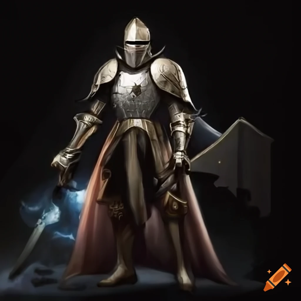 Knight in shining armor on Craiyon