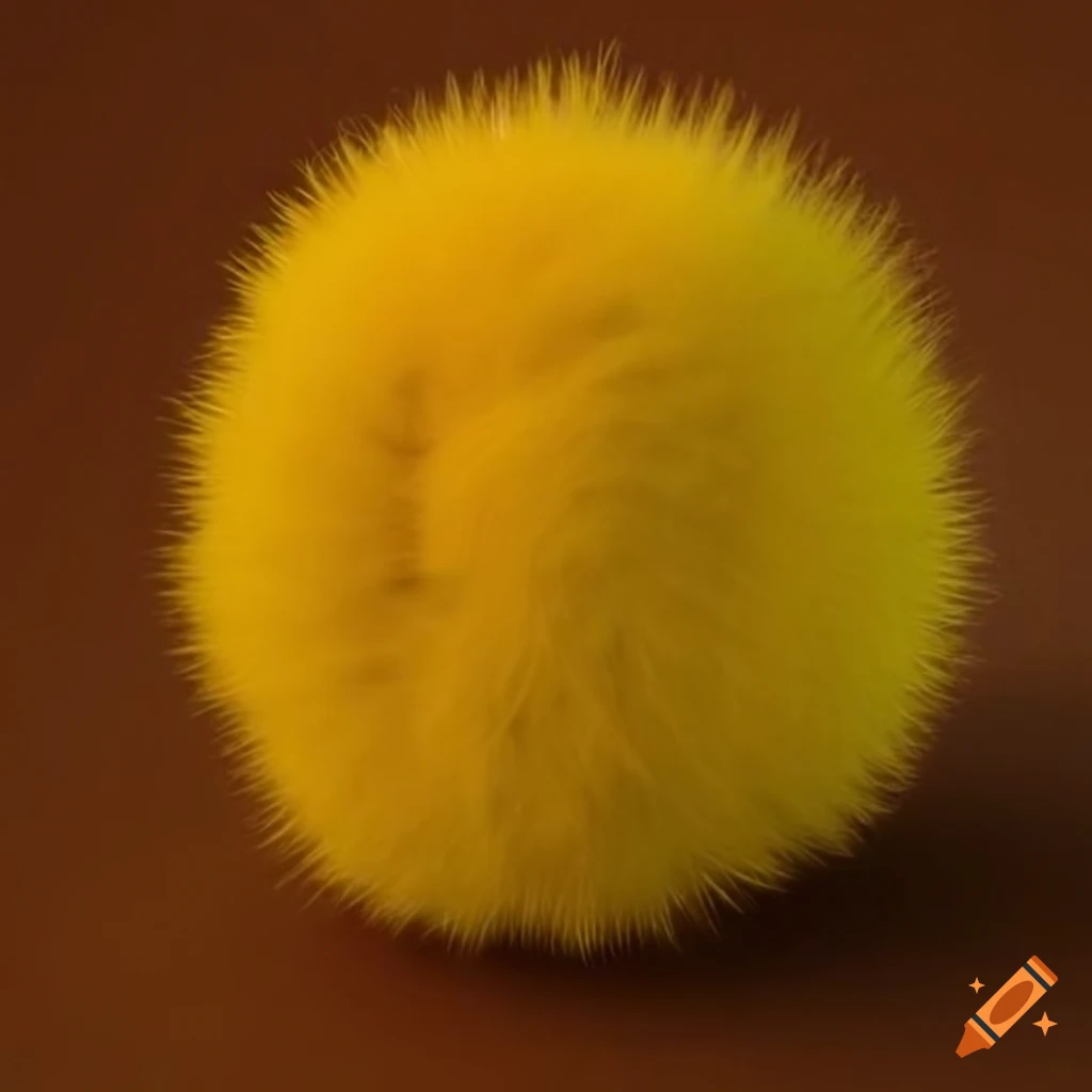 Yellow tribble on Craiyon