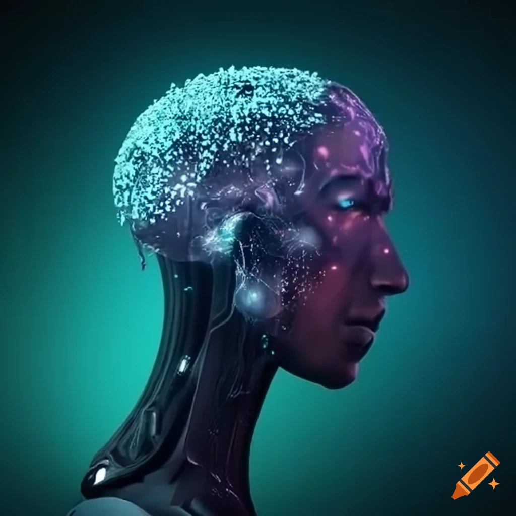 Artificial intelligence concept on Craiyon