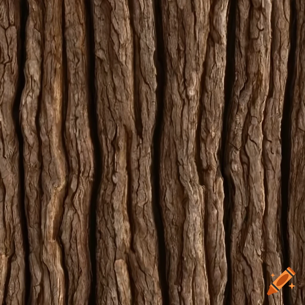 Studio ghibli-inspired seamless stylized tree bark texture on Craiyon