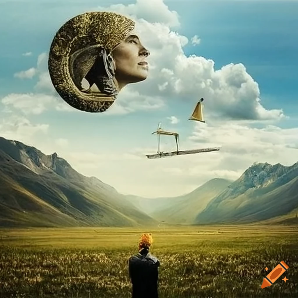 Surrealism surreal collage artwork on Craiyon