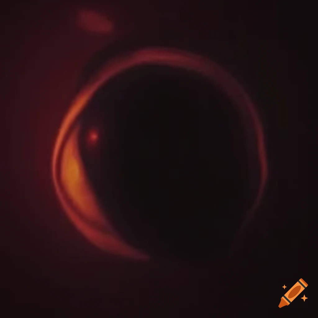 Abstract particles and echoes with black holes in a digital art piece on Craiyon