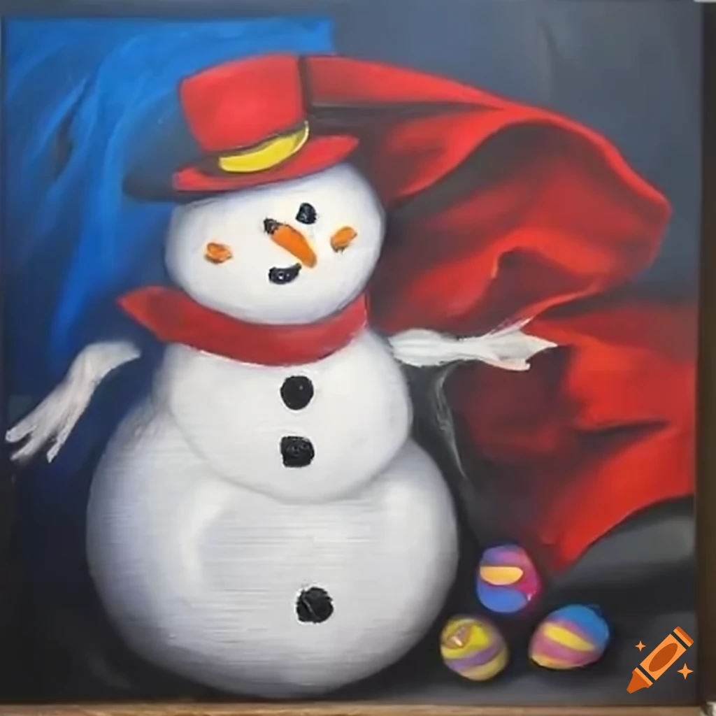 Snowman, easter rabbit, and superman together on Craiyon