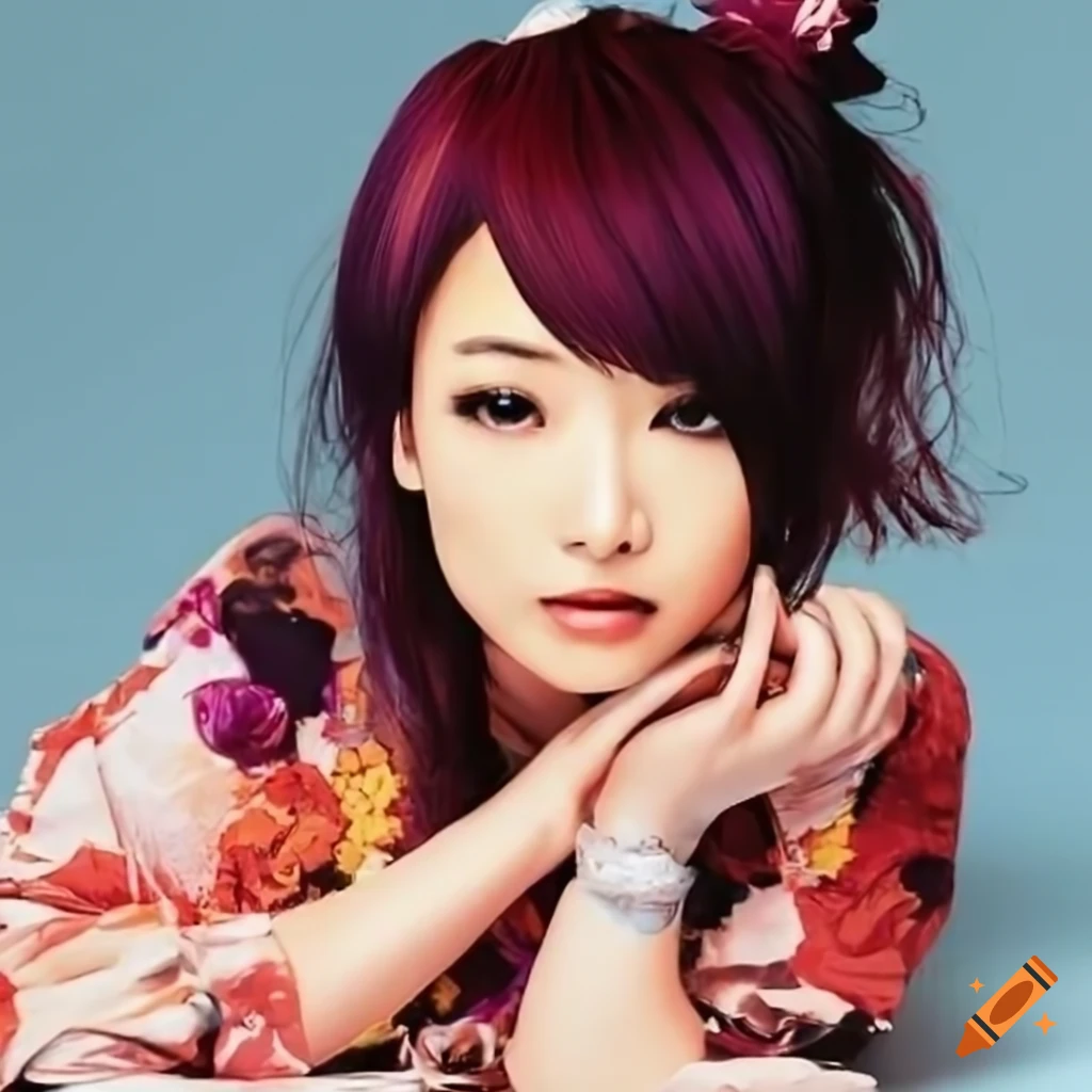 Japanese pop star on Craiyon