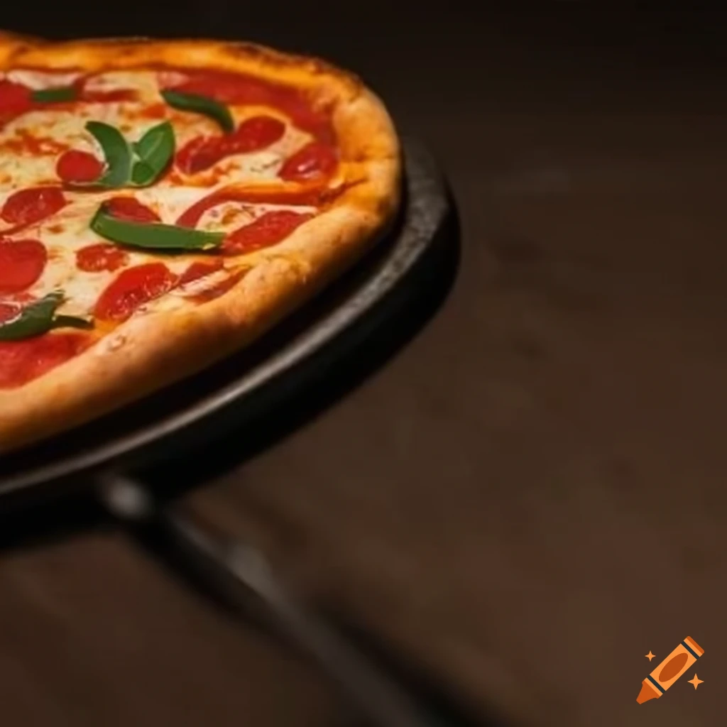 Good Table pizza restaurant logo with elegant script font on Craiyon