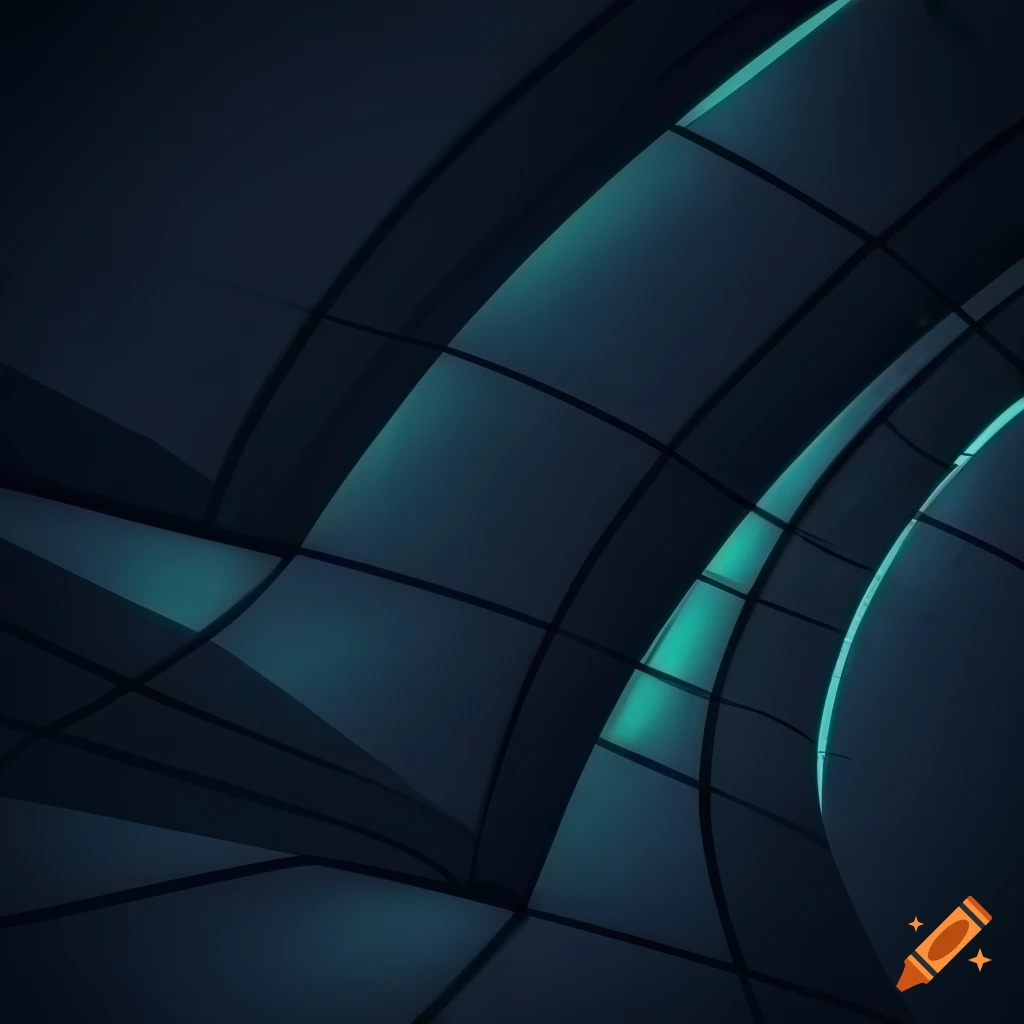 Futuristic geometric patterns intertwining in a sleek and elegant ...