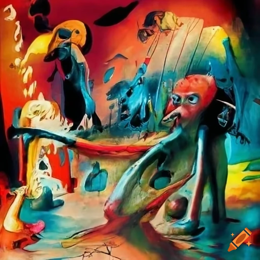 Artwork inspired by Roberto Matta on Craiyon