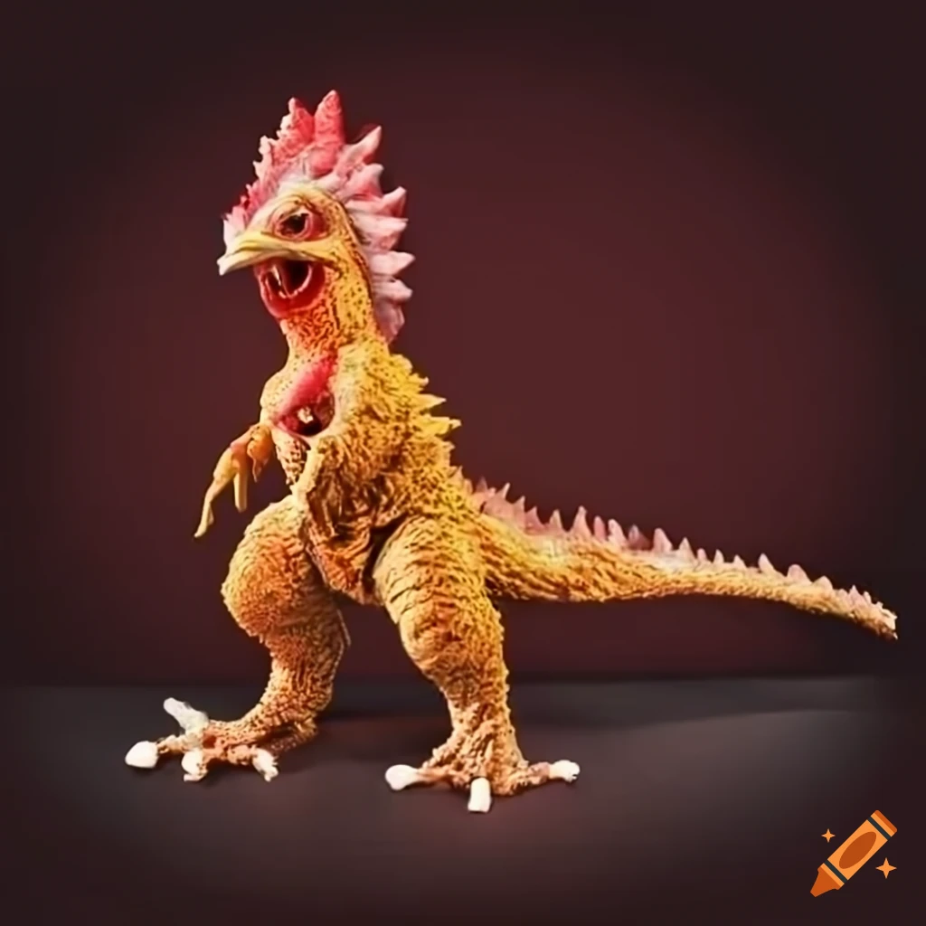 Chicken godzilla on Craiyon