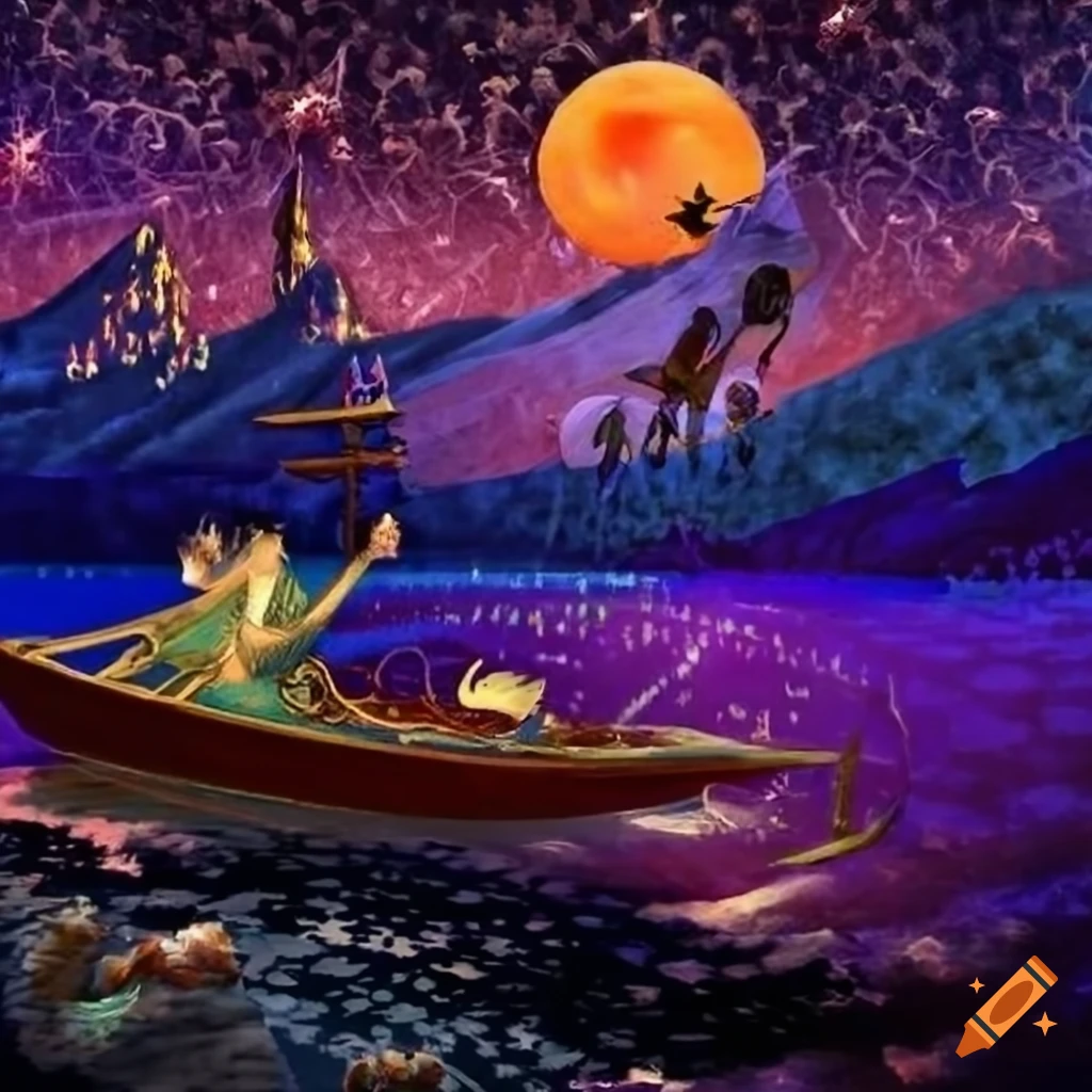 Artistic illustration incorporating elements from Leonora Carrington ...