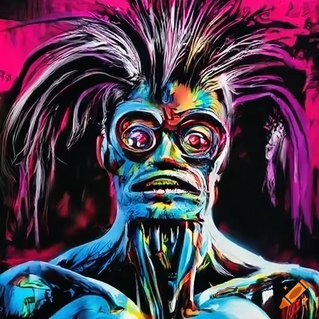 Supervillain spike with silver skin and spiky ears on Craiyon