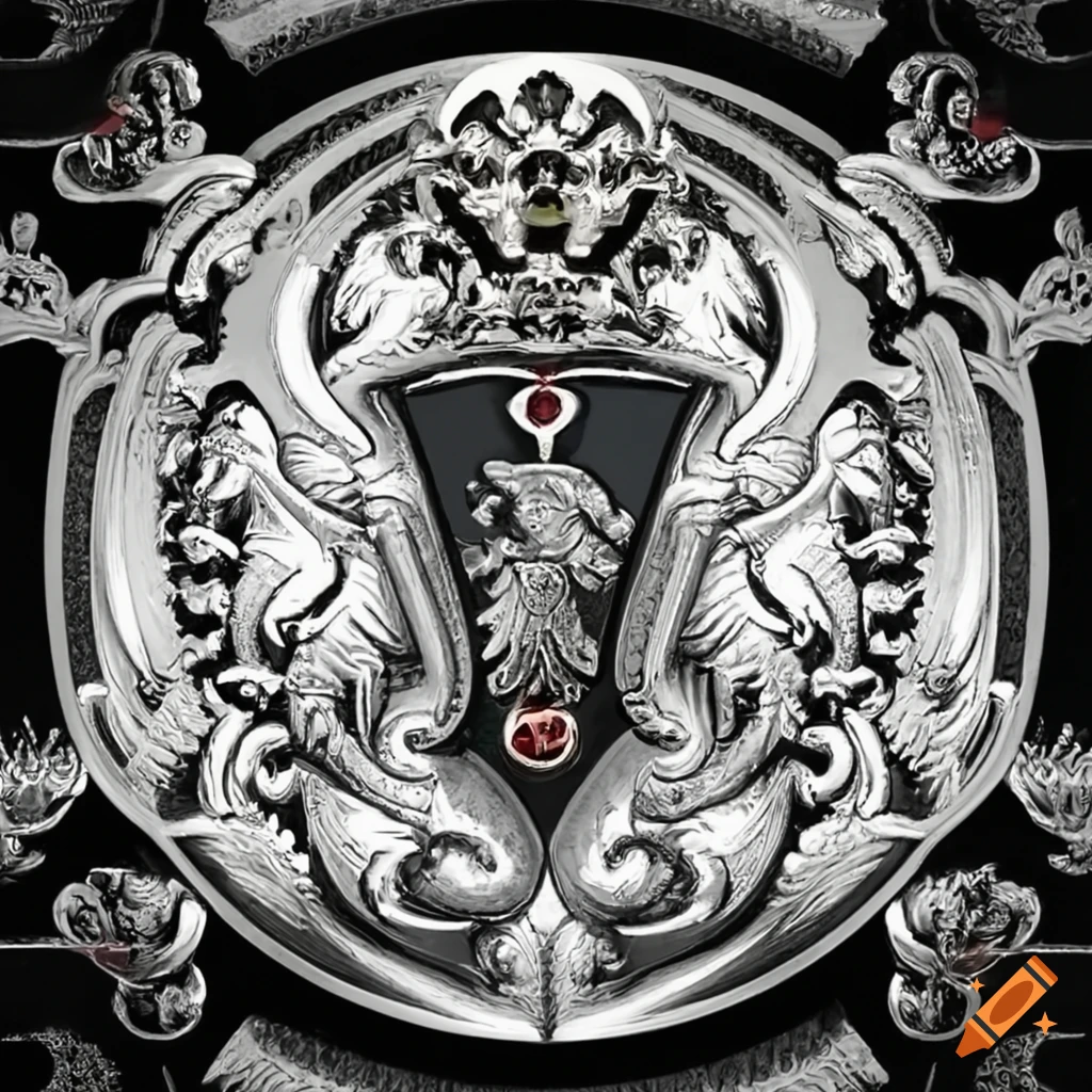 Rosso family emblem design integrating heritage, power, and modern edge ...