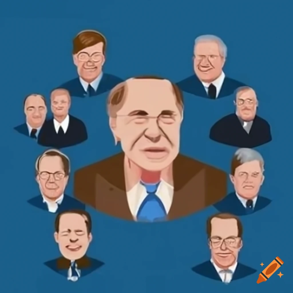Iconic meeting of American leaders in a presidential group portrait on ...