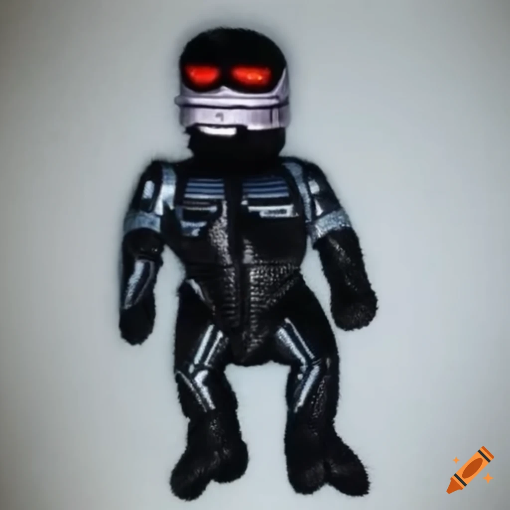 RoboCop beanie baby plush toy on Craiyon