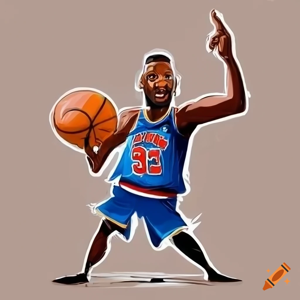 Cartoon Nba Basketball