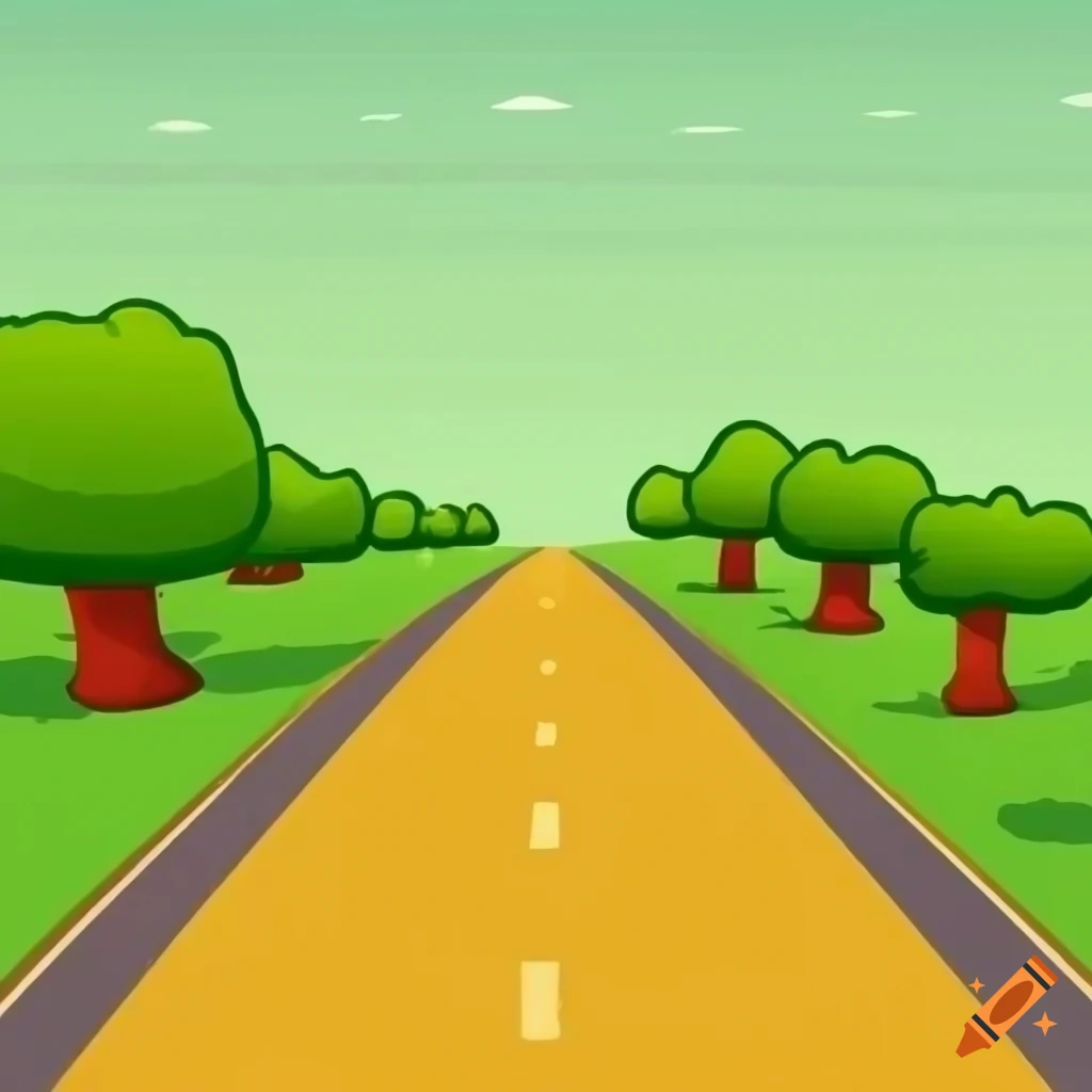 Roads images created on Craiyon