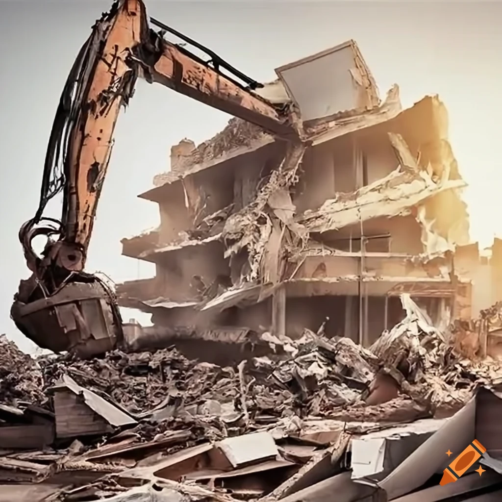 Building demolition company on Craiyon