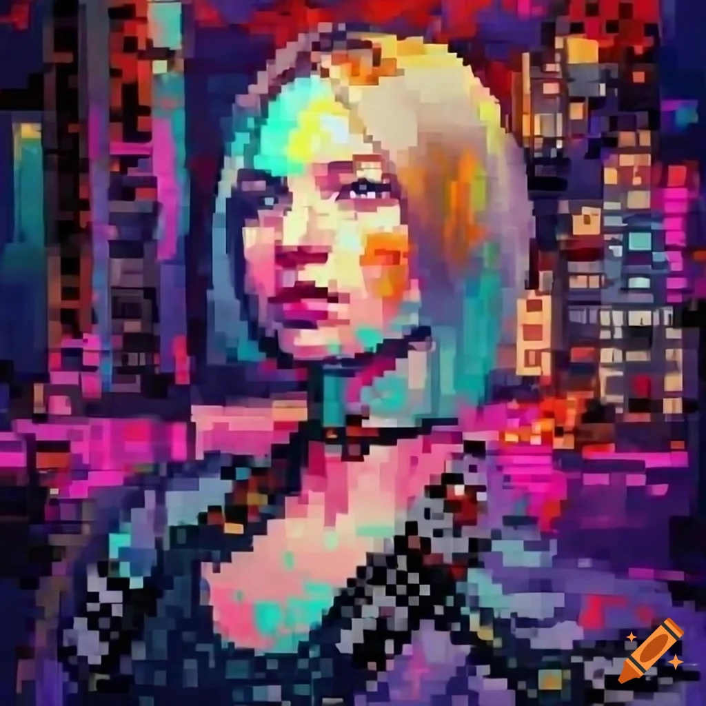 Hyperrealism portrait of a russian cyborg girl on a cyberpunk ...