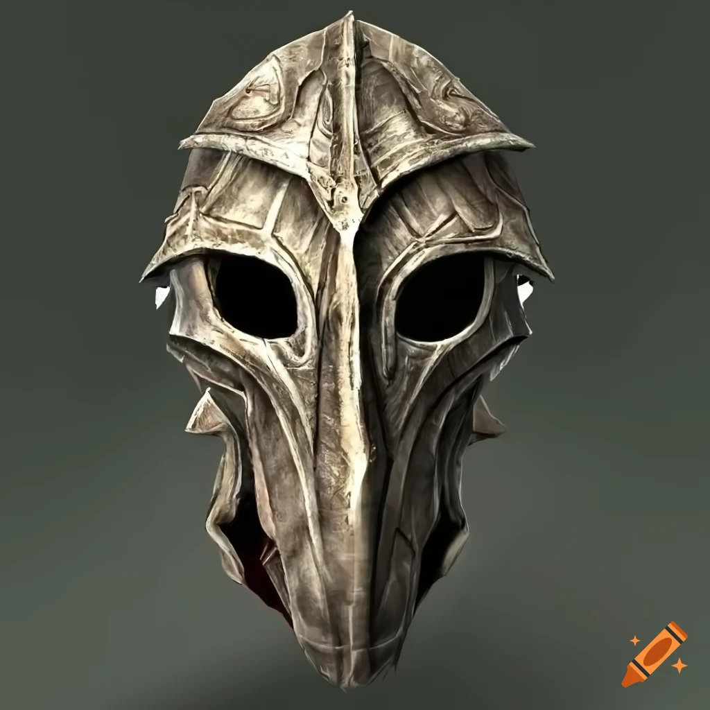 High-Detailed Dragon Priest Mask from The Elder Scrolls V: Skyrim Game ...