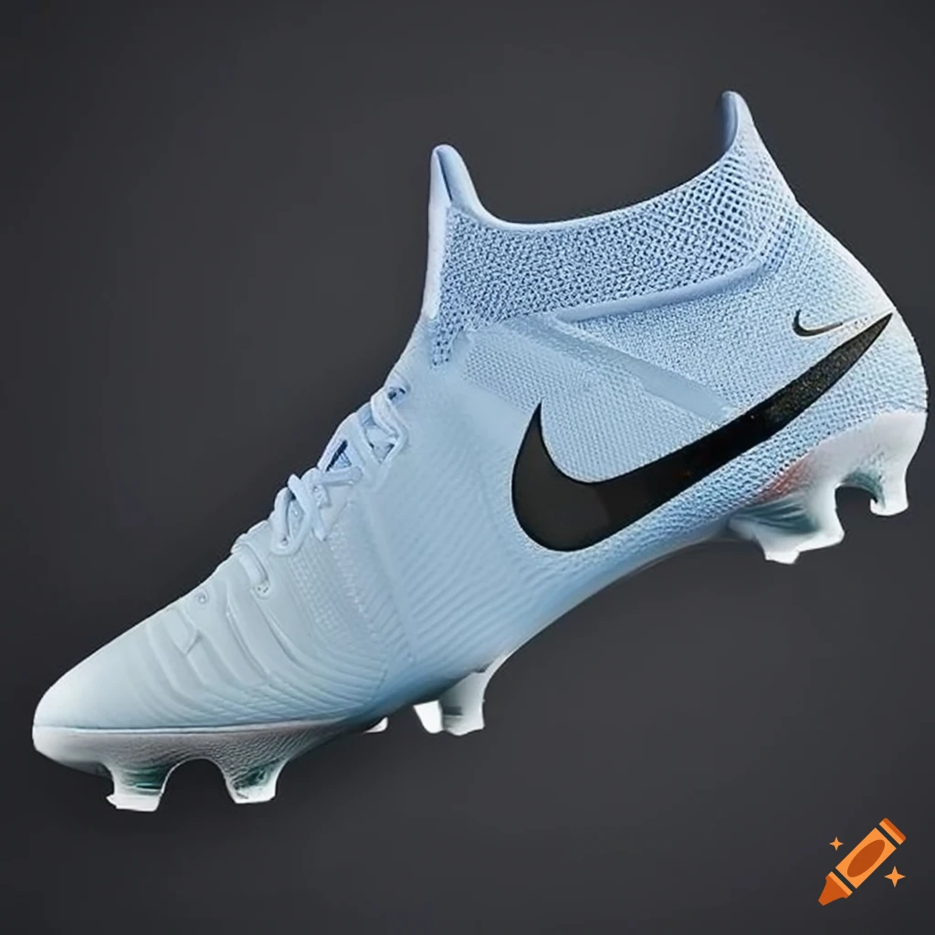 High-resolution innovative Nike soccer cleat with prominent Swoosh ...