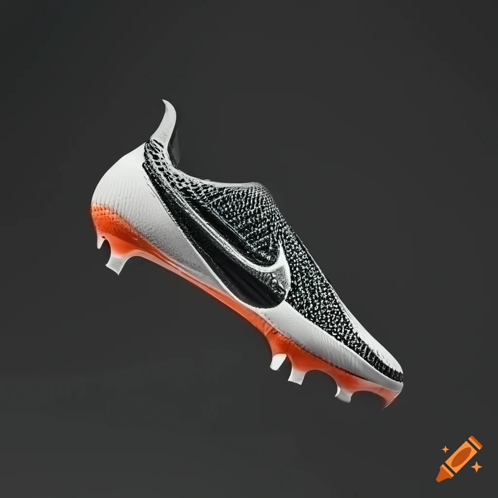 Parametric Nike Soccer Cleat with swoosh logo in high detail on Craiyon