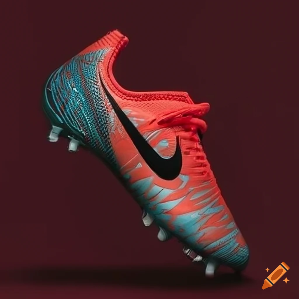 Innovative lightweight Nike Soccer Cleat with stunning graphics on Craiyon