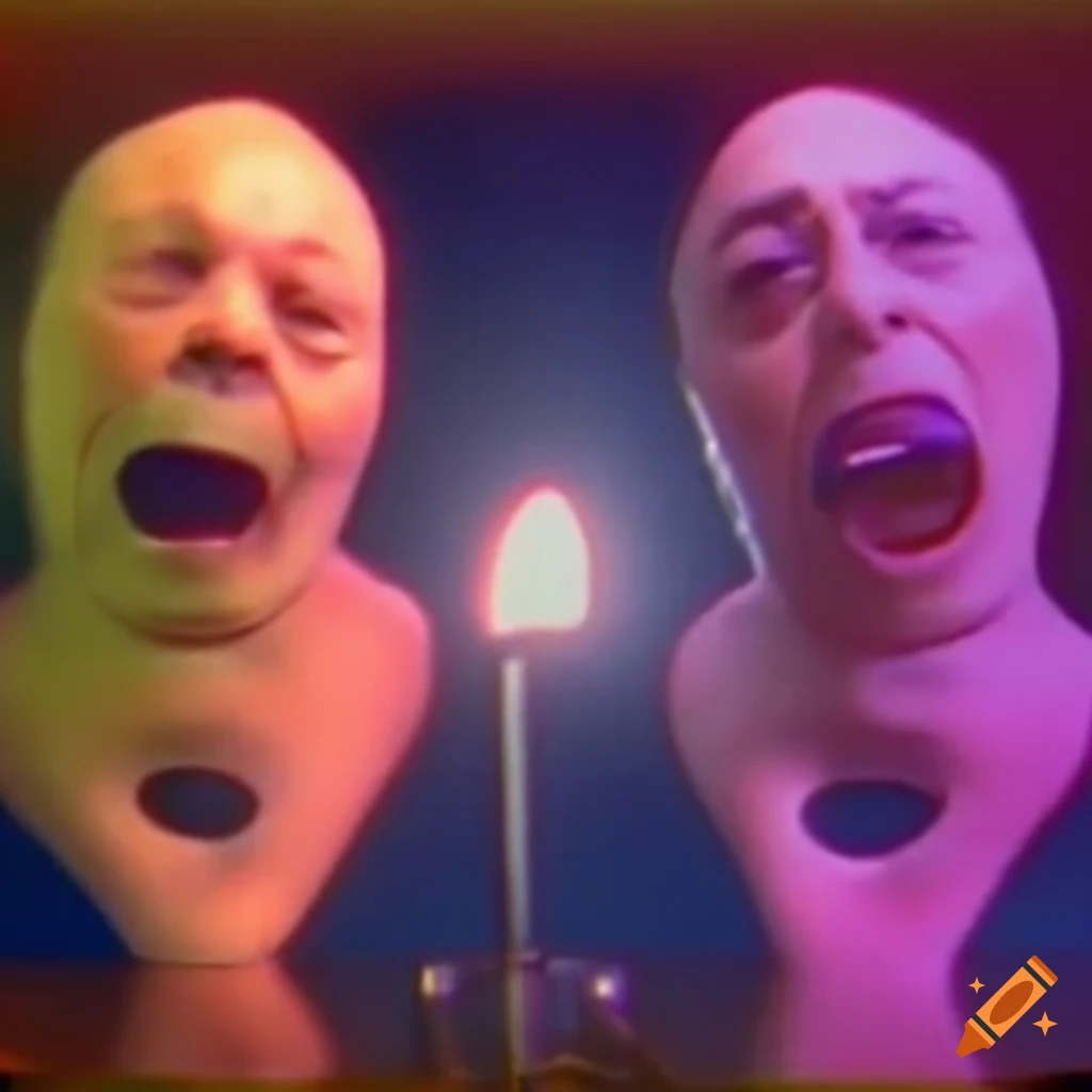 Colorful analog news footage featuring the Globglogabgalab from 1999 on ...