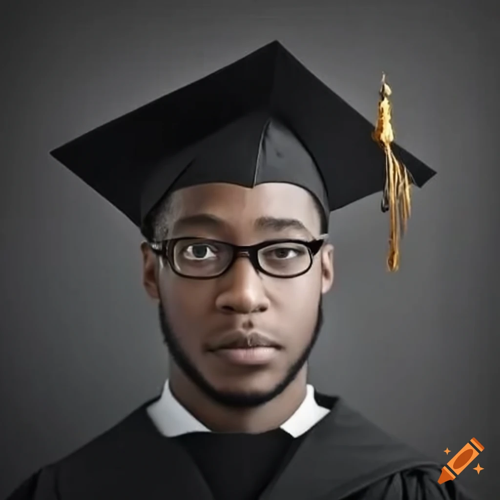 Graduation image for my brother's master's degree on Craiyon