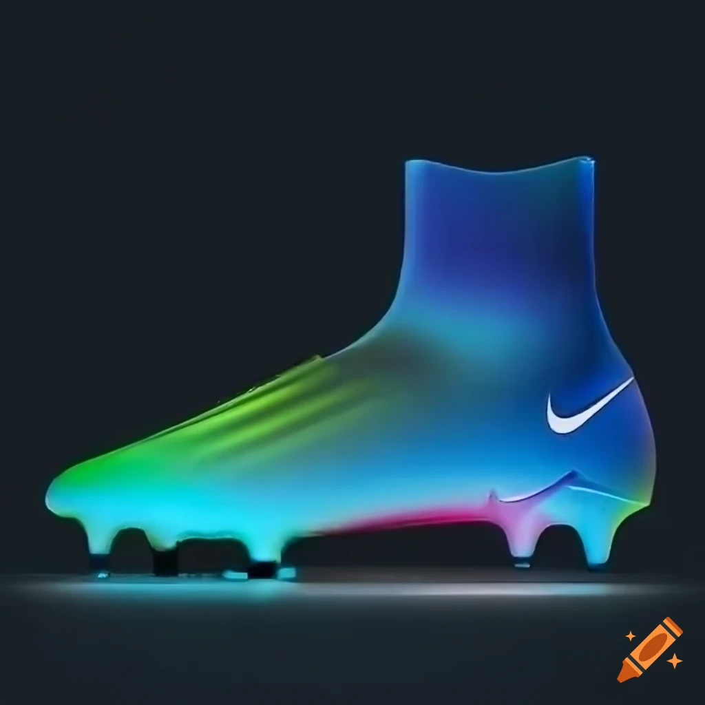 Parametric nike soccer cleat with fishscales and gradient pattern on ...