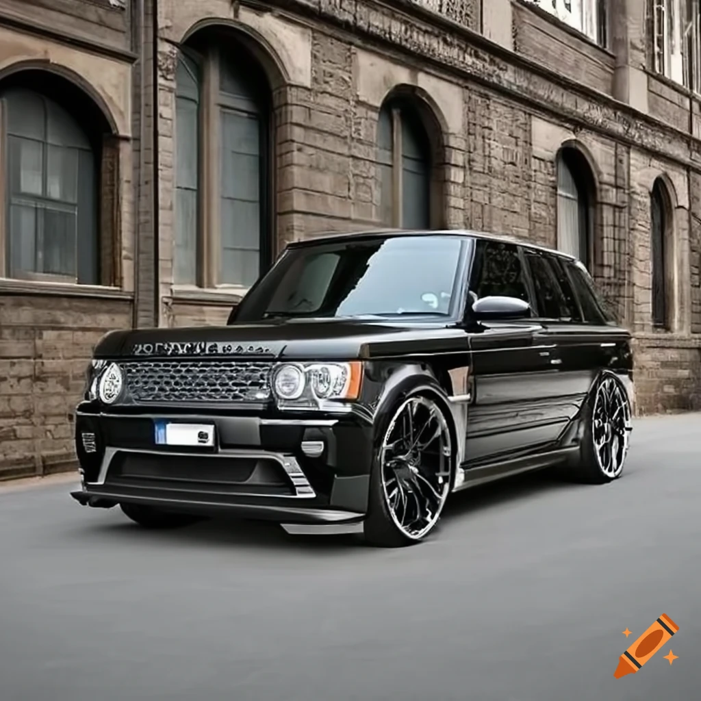 Customized range rover l322 supercharged with 24-inch wheels and ...