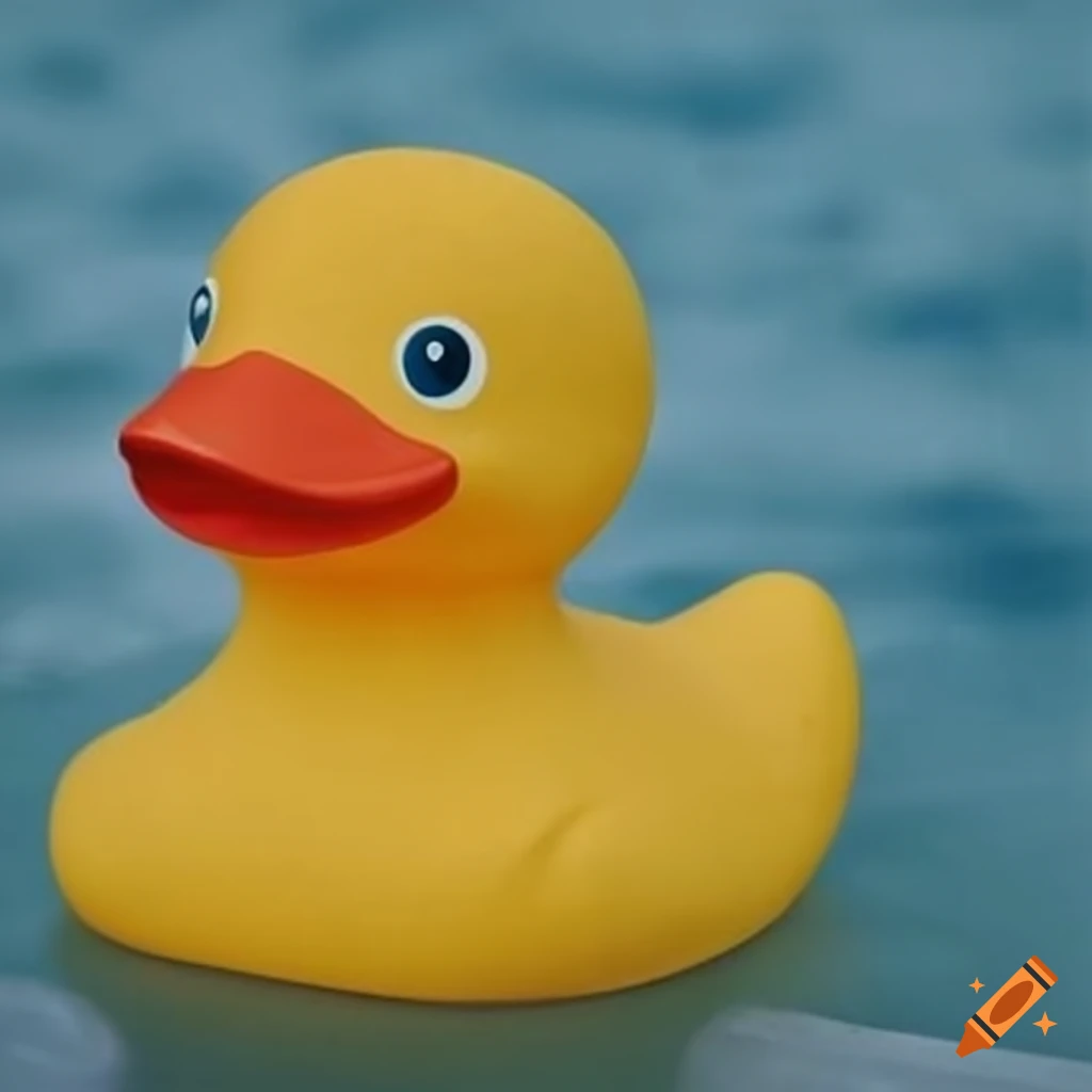 Rubber ducky on Craiyon