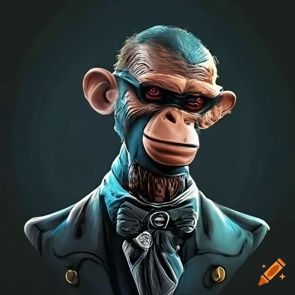 Gangster Monkey Cartoon