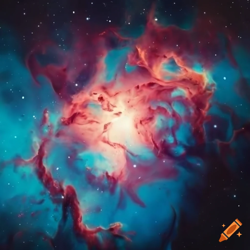 Nebula texture on Craiyon