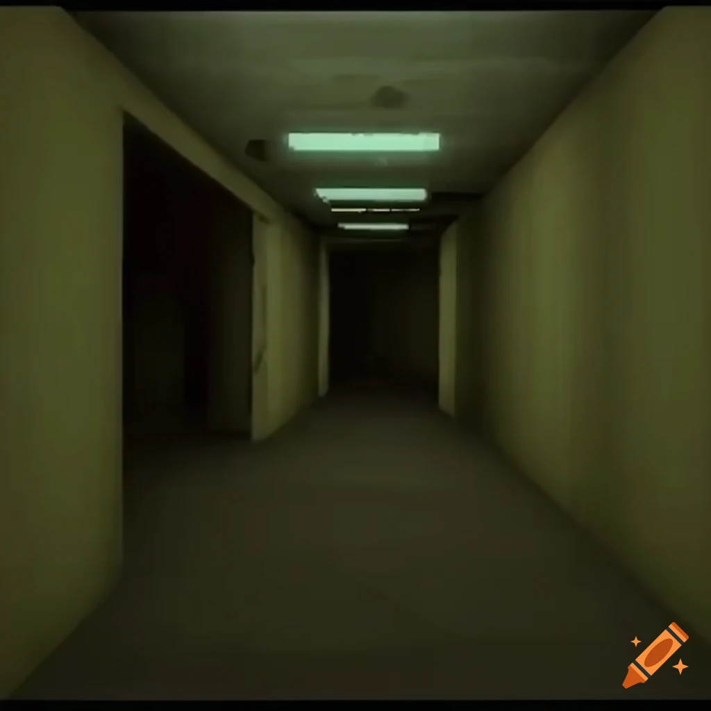 Eerie and creepy liminal space in The Backrooms with horror vibes on ...