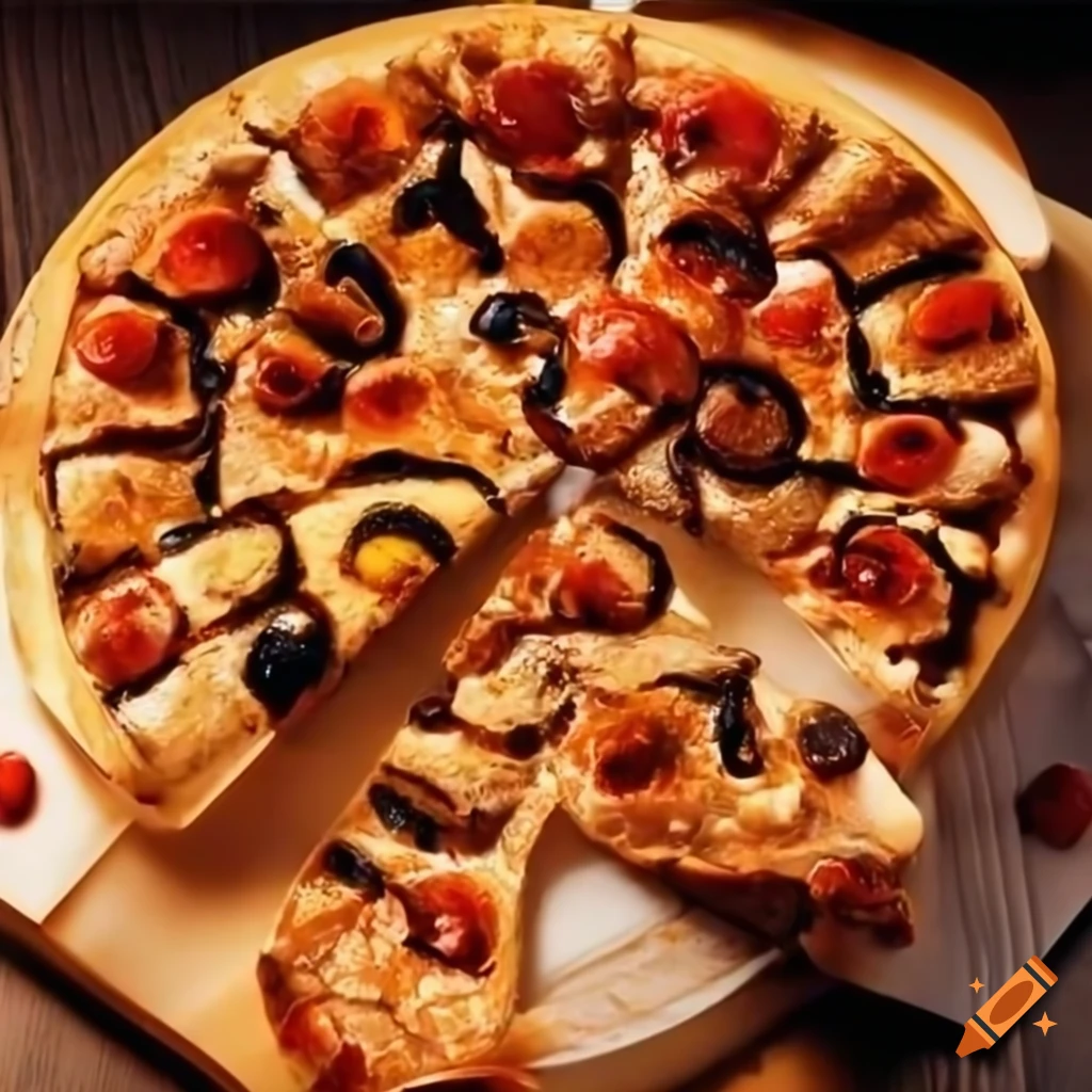 1680x900px pizza on Craiyon
