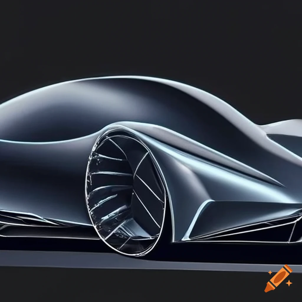 Groundbreaking supercar with revolutionary aerodynamic design on Craiyon