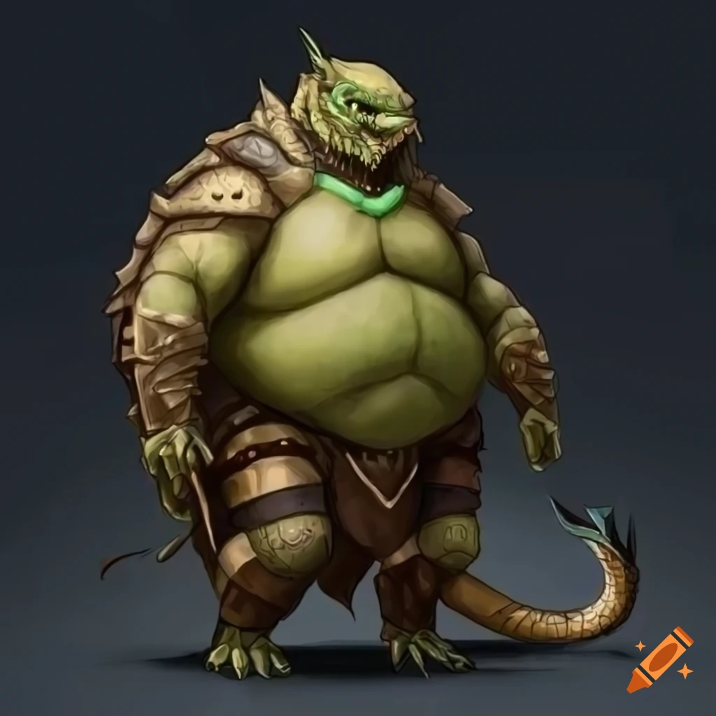 Obese snapping turtle dragon hybrid in military gear with dragon wings ...