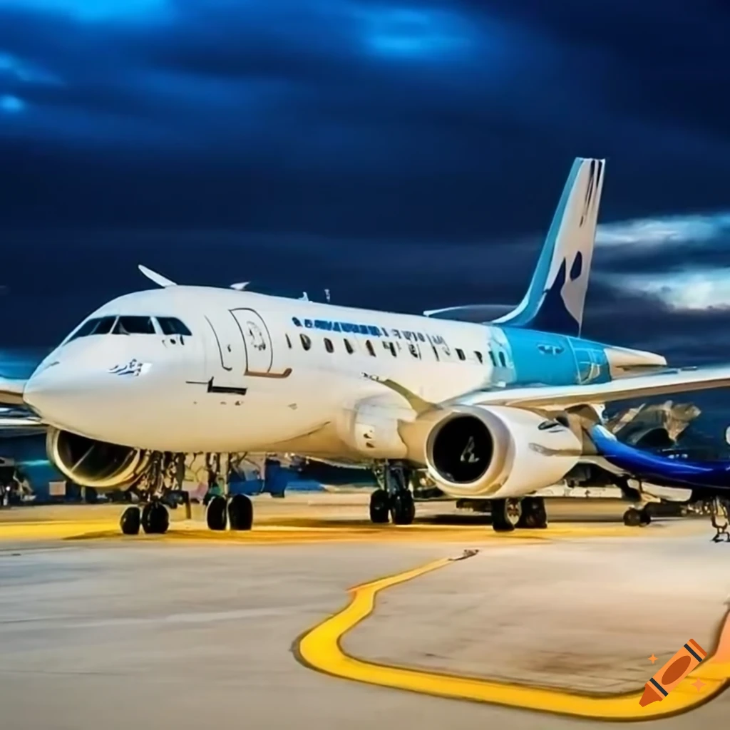 Sukhoi Superjet 100 with white and blue livery at Halim Perdanakusuma ...