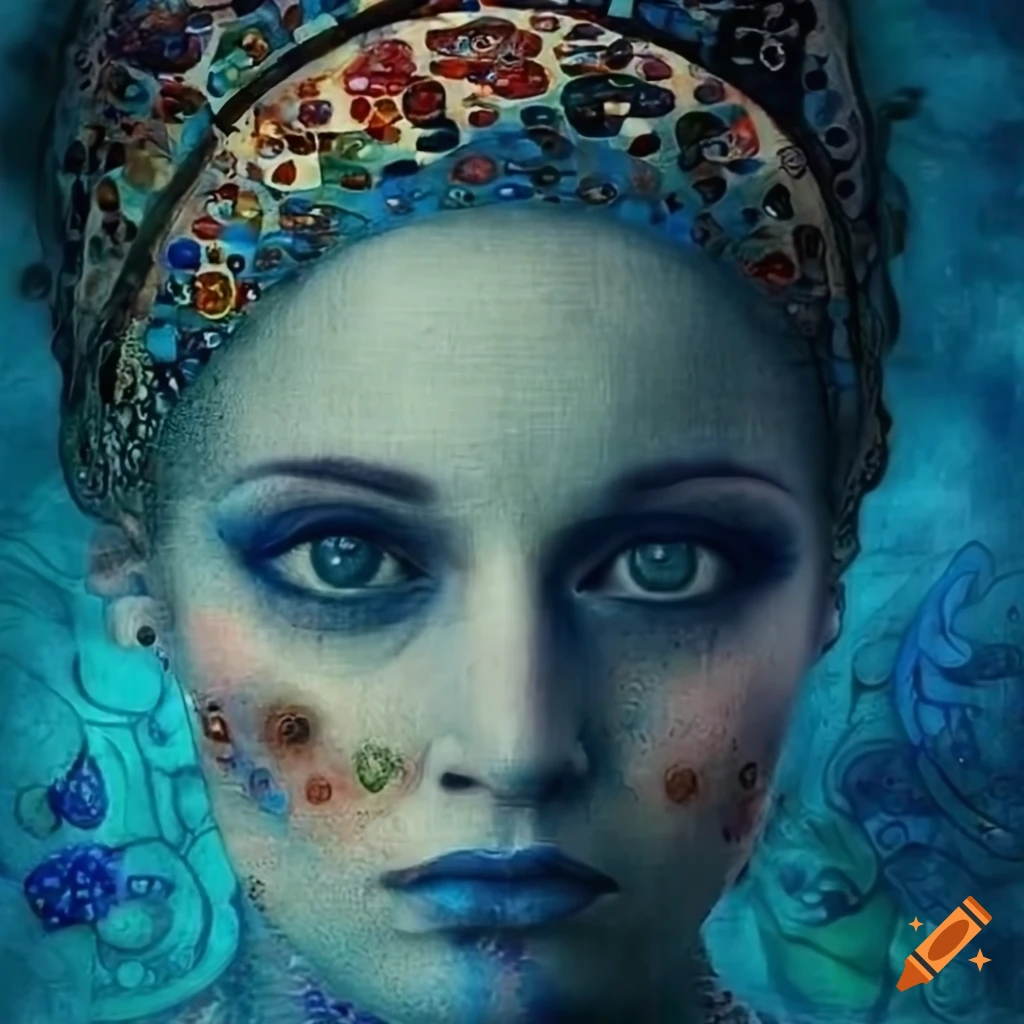 Epic supernatural patchwork art by various artists with vivid colors on ...