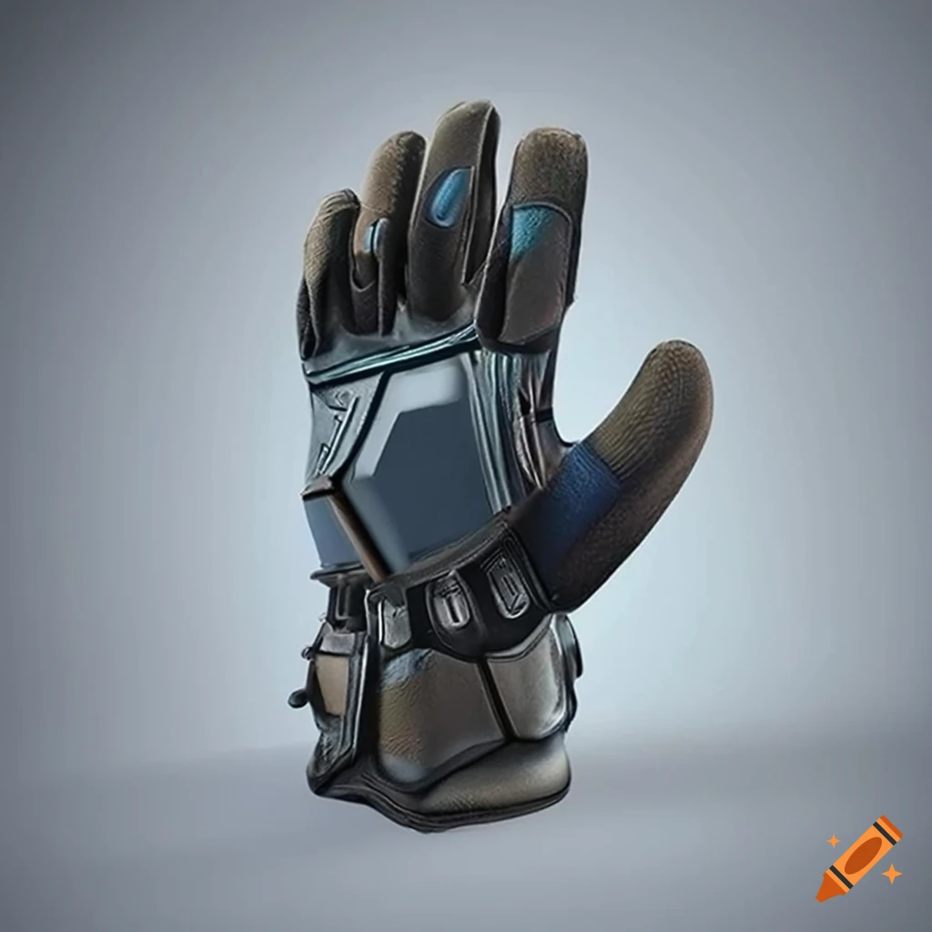 Futuristic high-tech graphene-coated glove for military and industrial ...