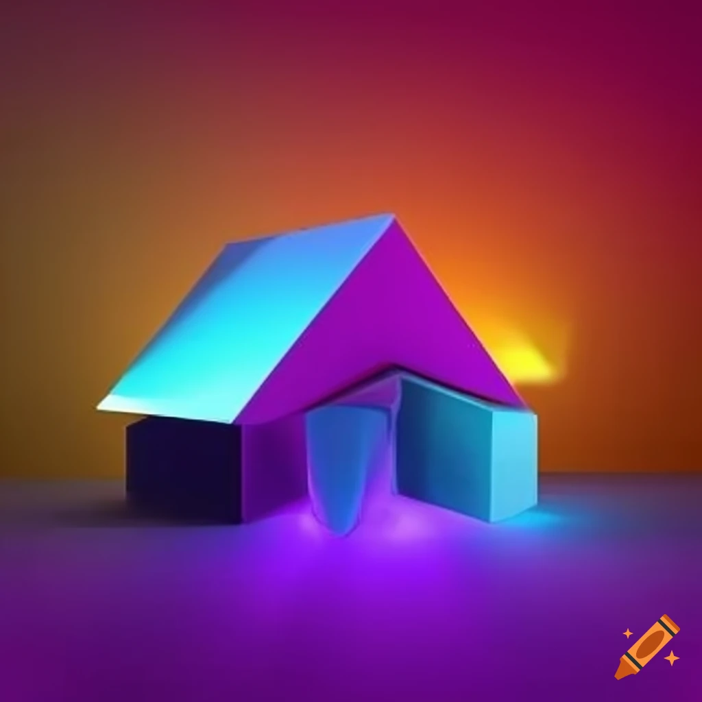 Abstract volumetric design on Craiyon