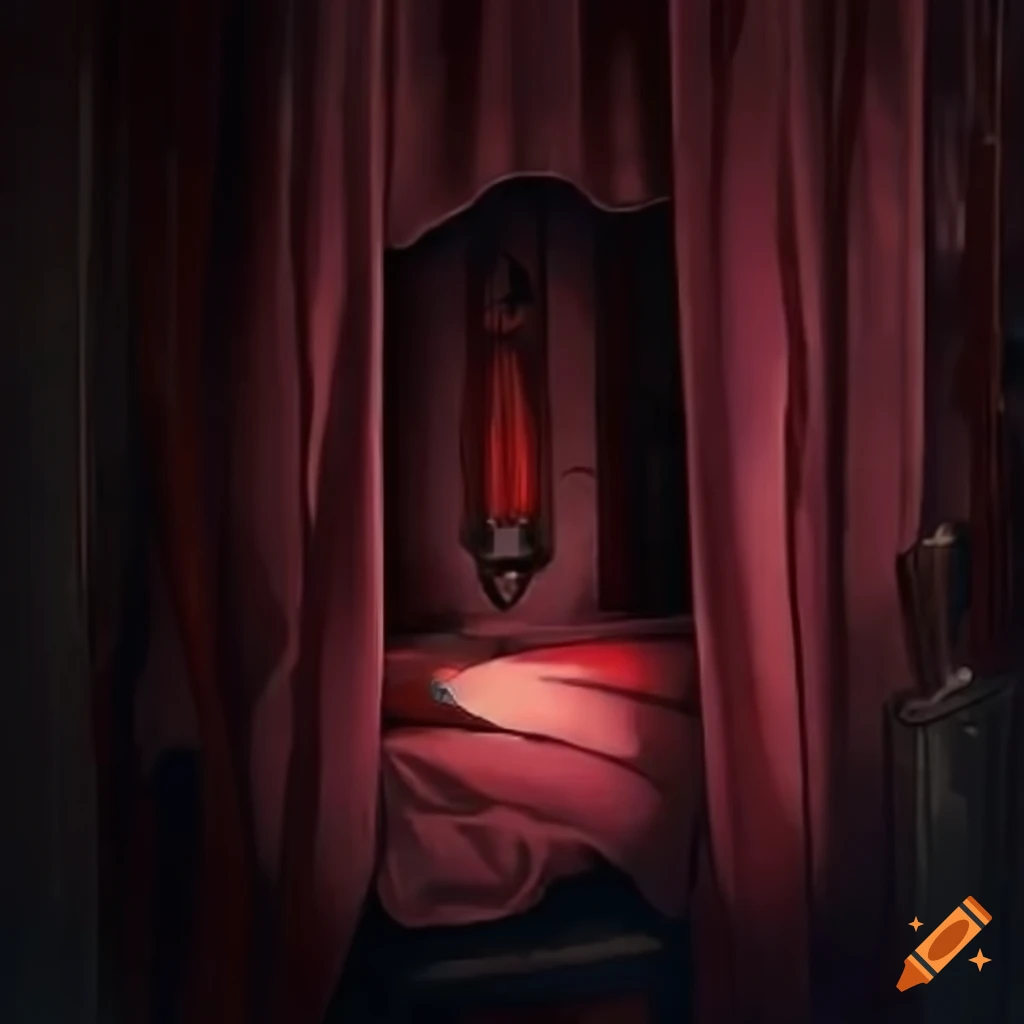 Visual novel aesthetic of the early 2000s with lobotomy and red ...