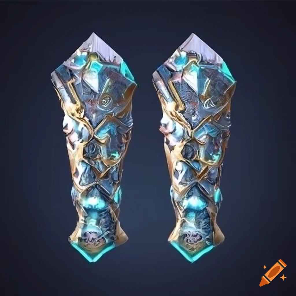 Adorned mithril plated knight boots for inventory leg armor slot in rpg ...