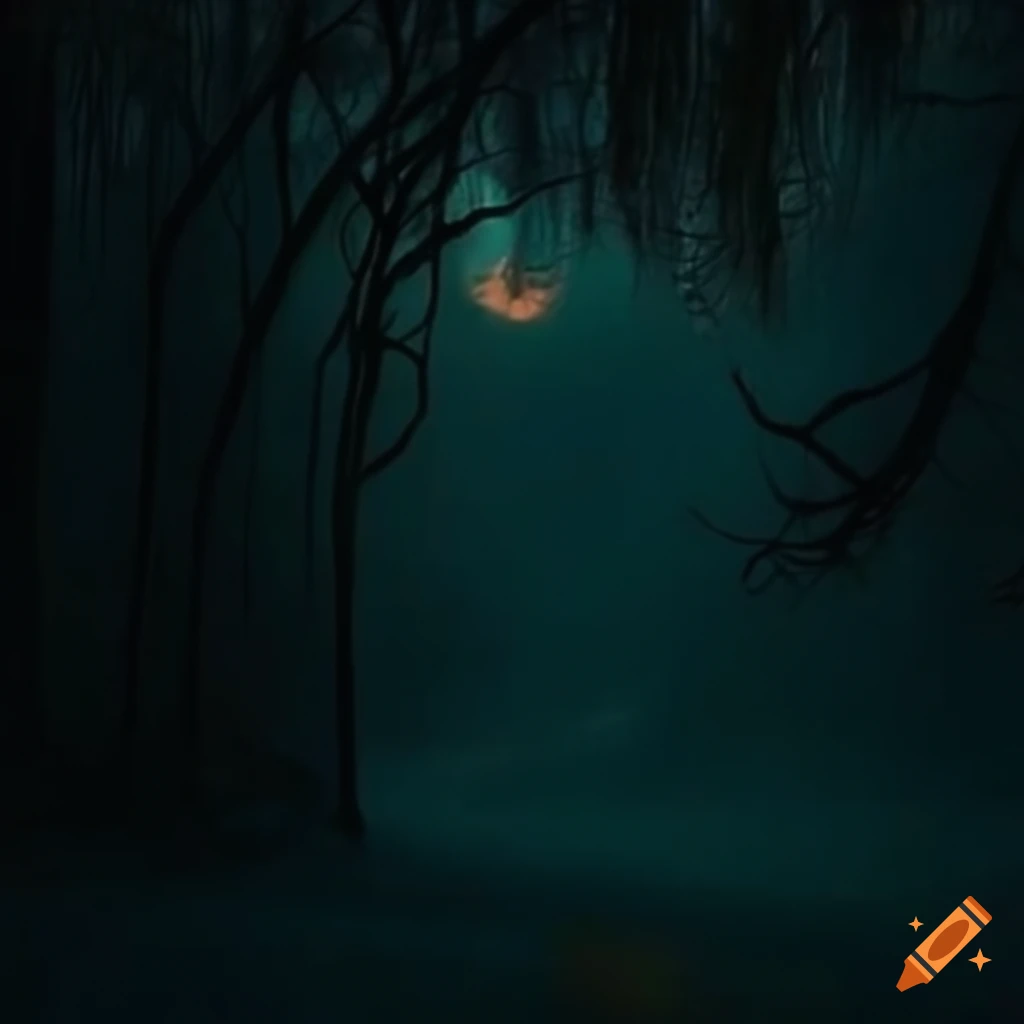 Sad nature scene on Craiyon