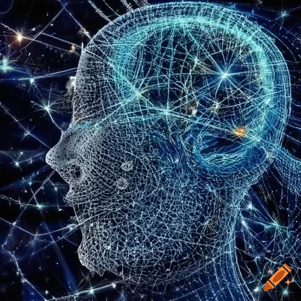 Mind-bending illustration of an interconnected neural network like the ...