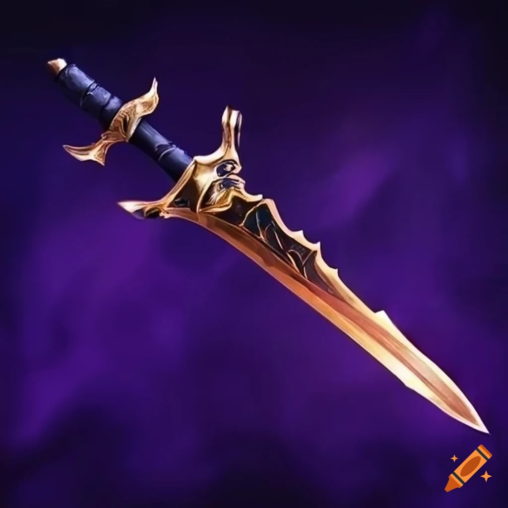 Magic elite champion sword on Craiyon