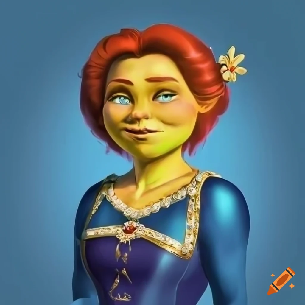 Detailed full body fantastic art of a princess with unique features on ...