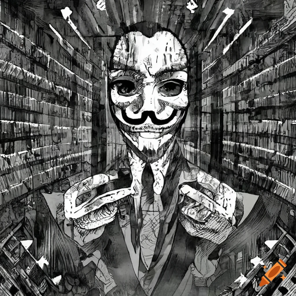 Hacker trapped in the matrix in ukiyo-e style with a manga influence on ...