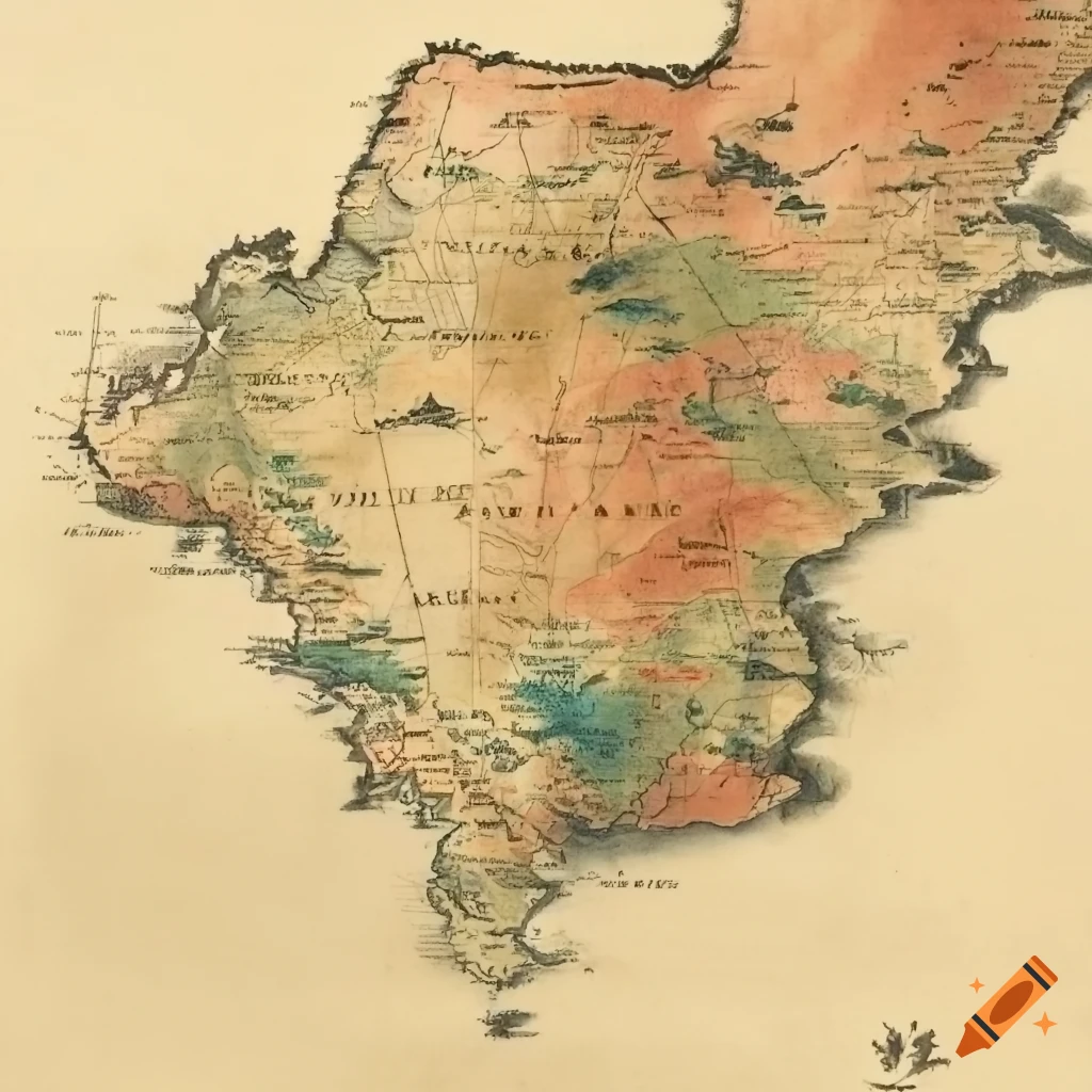 Map with multiple routes from lower left to upper right corner on Craiyon