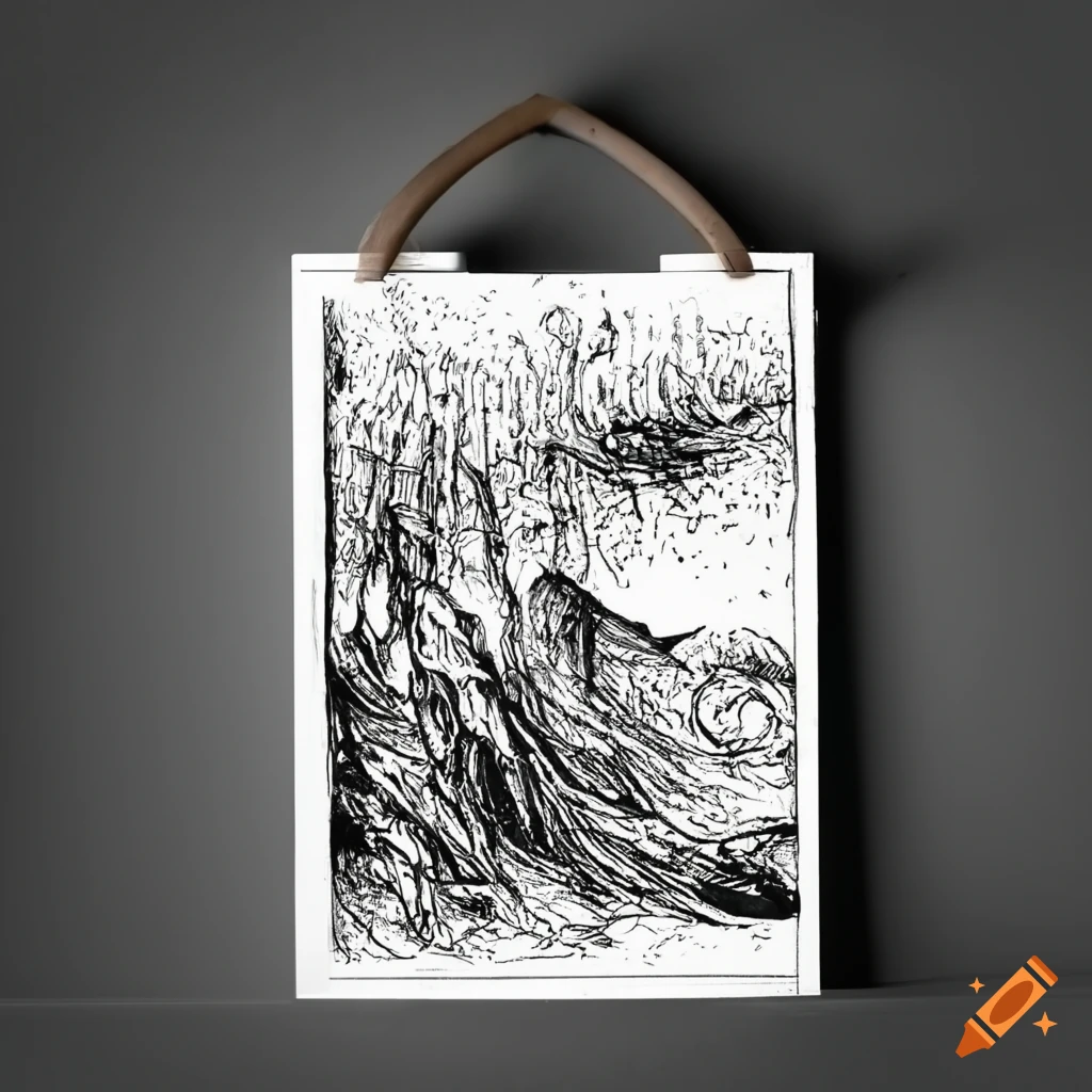 Hacker escaping a digitized matrix in ukiyo-e style on Craiyon